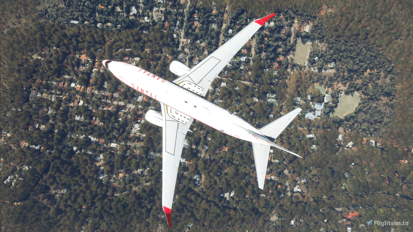 PMDG 737-700 Qantas Airways - Retro Roo II (VH-VXQ) for Microsoft ...