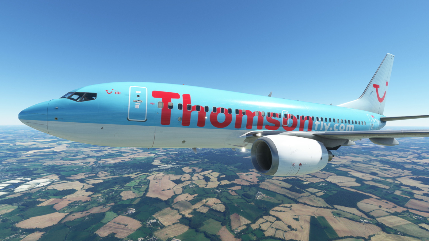 PMDG 737-700 w/ cabin Thomson Airways (G-THOO) for Microsoft Flight ...