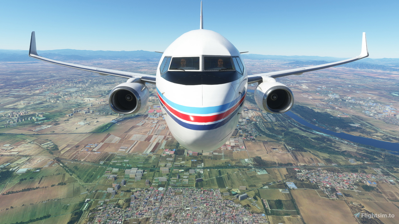 PMDG 737-700BBJ Air Force China (B-4081) for Microsoft Flight Simulator ...
