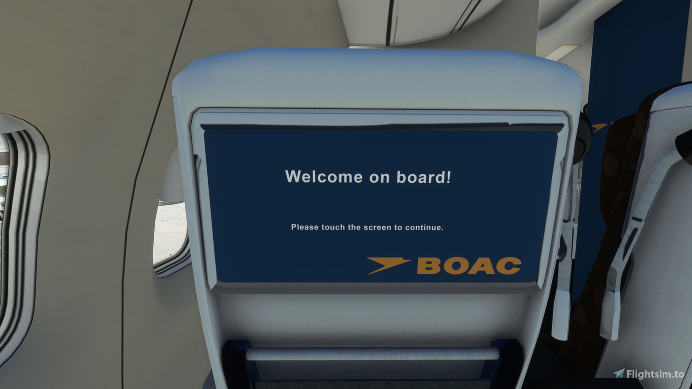 PMDG 737-700 w/ cabin BOAC - British Overseas Airways Corporation (G ...