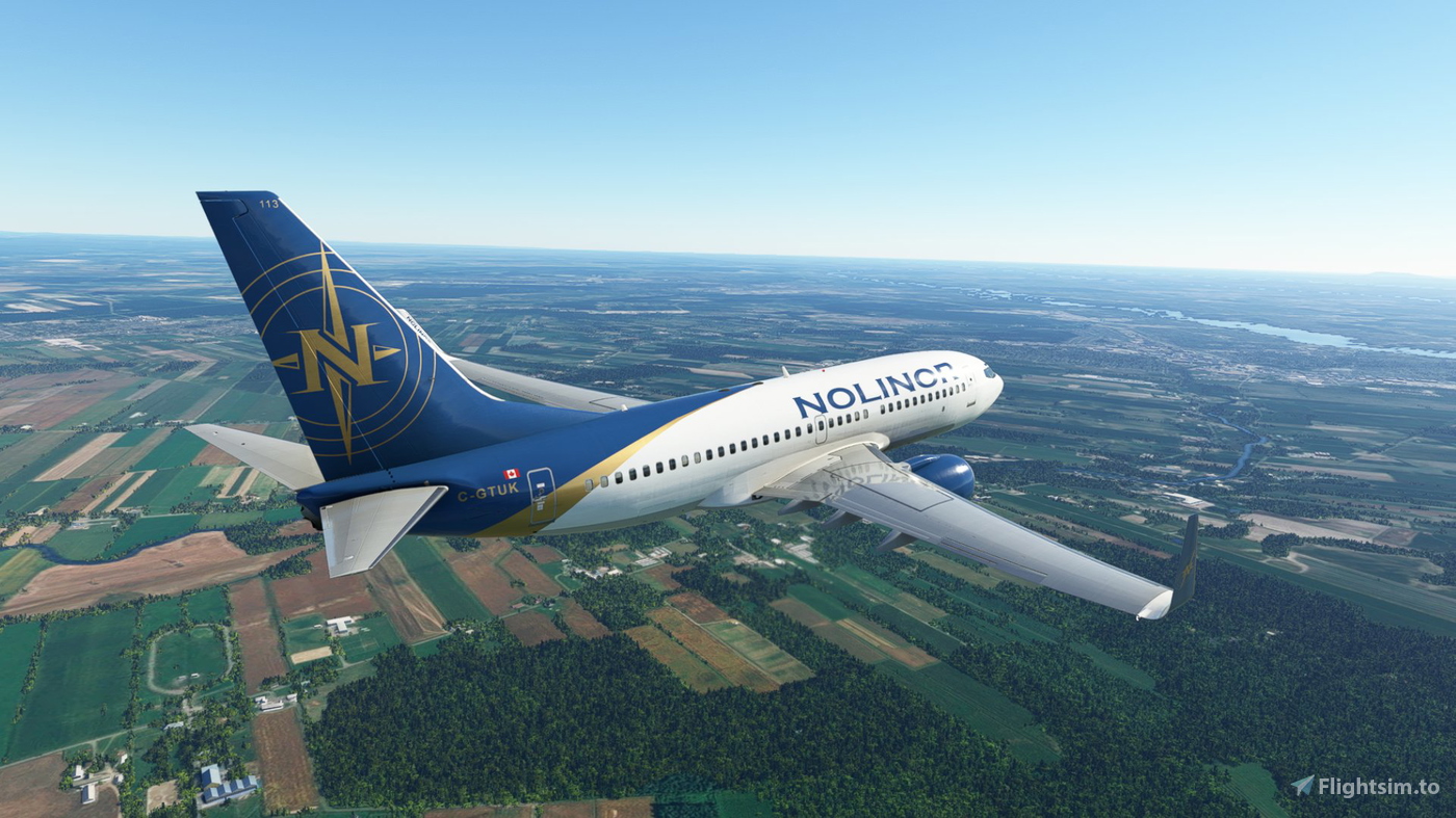 PMDG 737-700BW w/ cabin Nolinor Aviation (C-GTUK) for Microsoft Flight ...