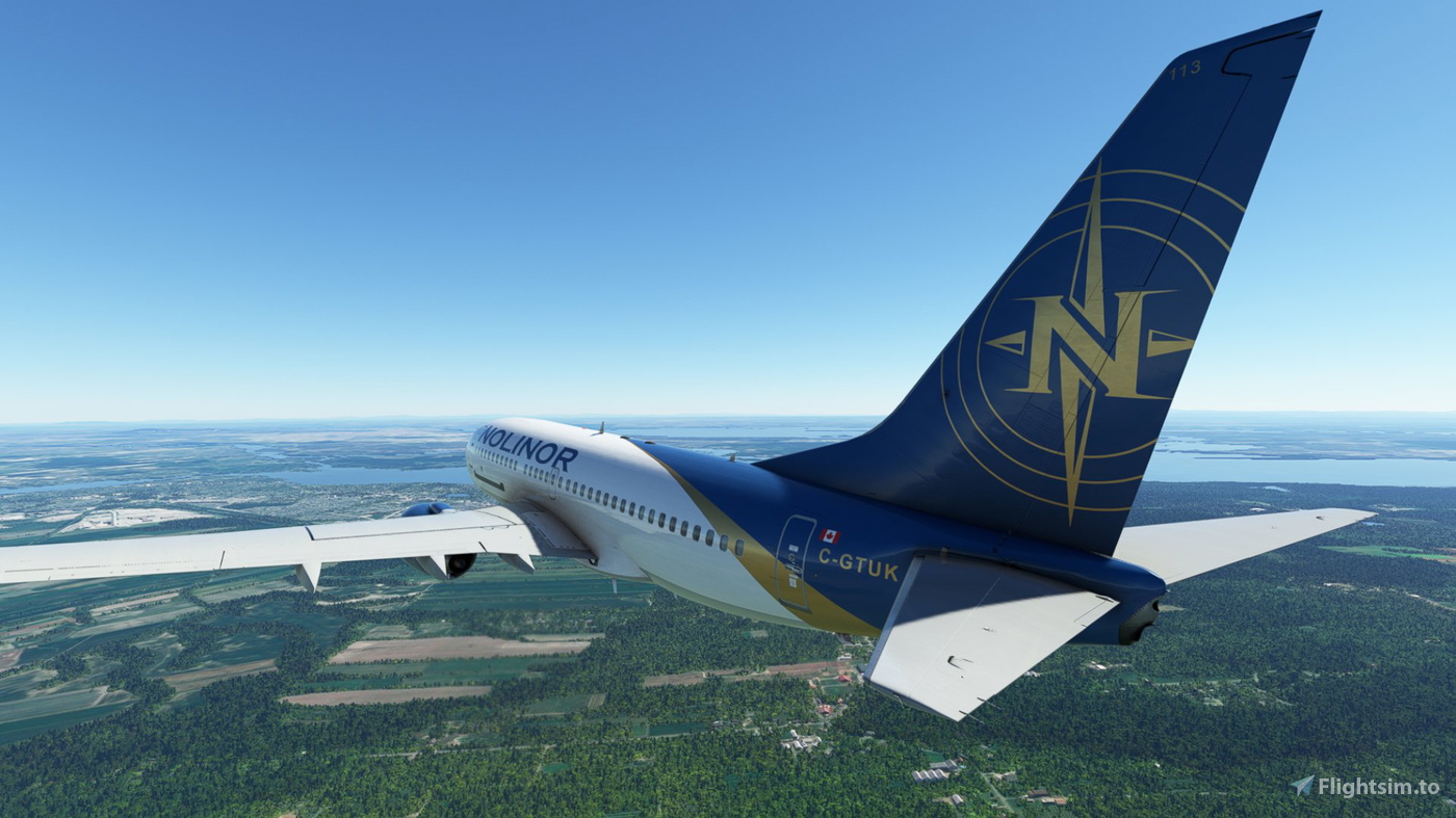 PMDG 737-700BW w/ cabin Nolinor Aviation (C-GTUK) for Microsoft Flight ...