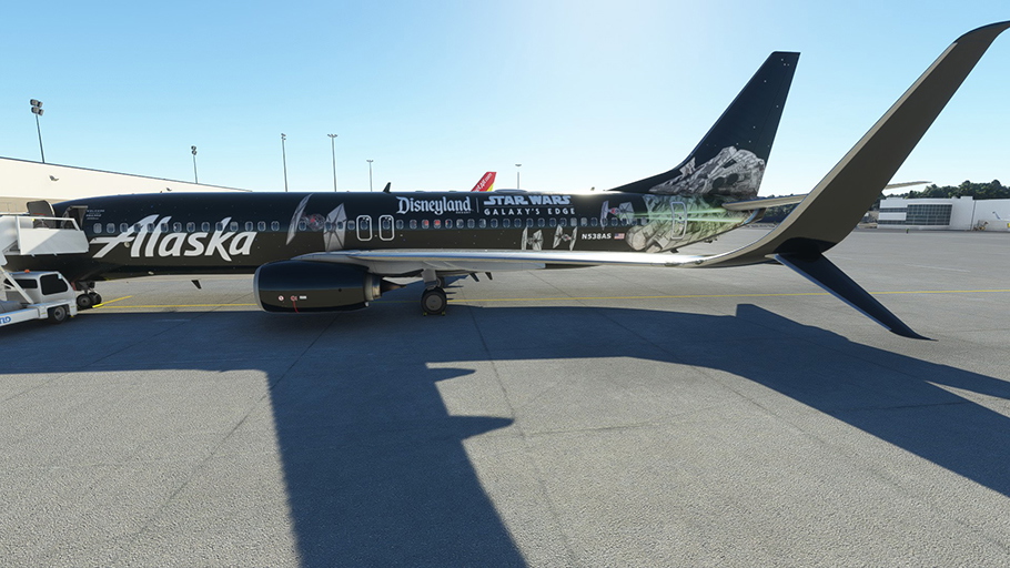 PMDG 737-800 Alaska N538AS Star Wars Livery » Microsoft Flight Simulator