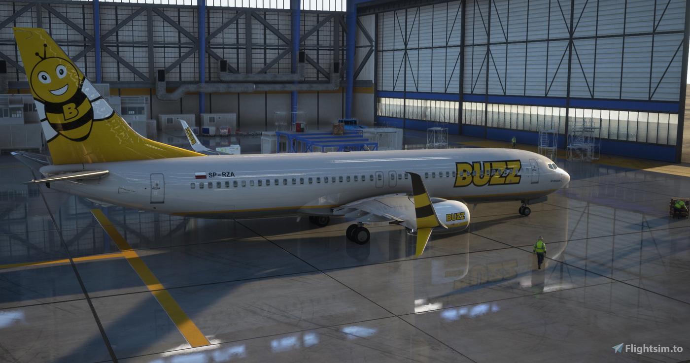 PMDG 737-800 Buzz (SP-RZA) Fictional for Microsoft Flight Simulator | MSFS