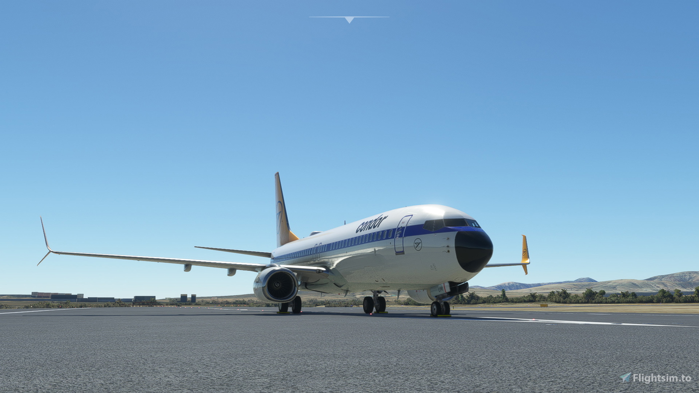 PMDG 737-800 CONDOR RETRO D-ABUM for Microsoft Flight Simulator | MSFS