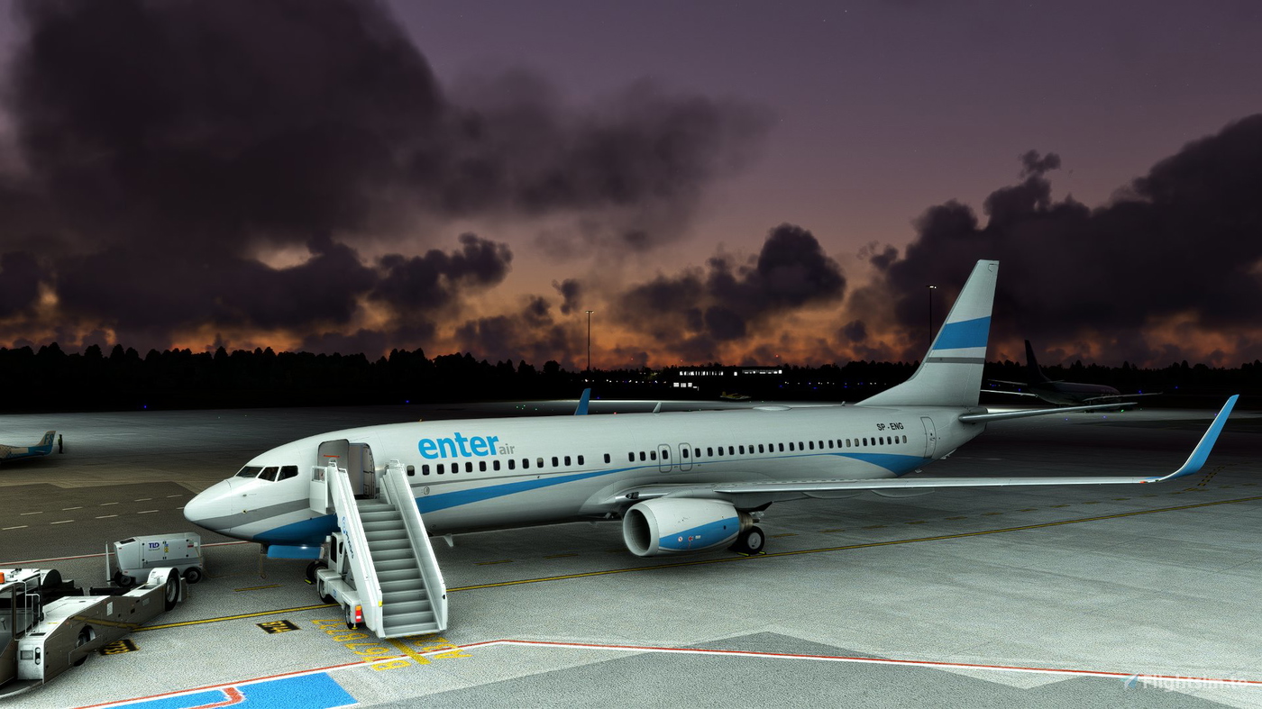 PMDG 737-800 EnterAir (SP-ENG) for Microsoft Flight Simulator | MSFS