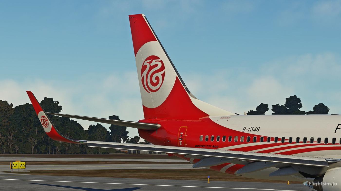 PMDG 737-800 Fuzhou Airlines 福州航空 B-1348 8K for Microsoft Flight ...