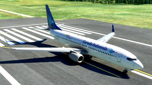 PMDG 737-800 Garuda Indonesia PK-GEF » Microsoft Flight Simulator