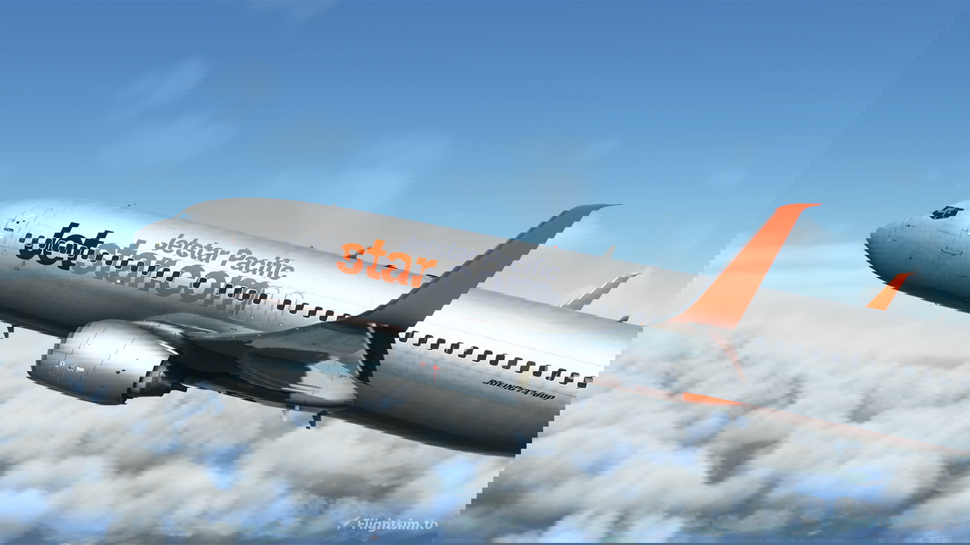 PMDG 737-800 JetStar Pacific Double Pack Weathered (VN-A199) BW SSW for ...