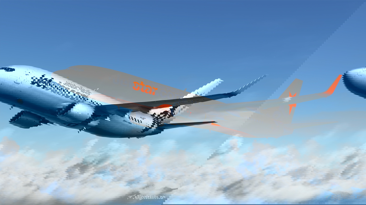 PMDG 737-800 JetStar Pacific Double Pack Weathered (VN-A199) BW SSW for ...