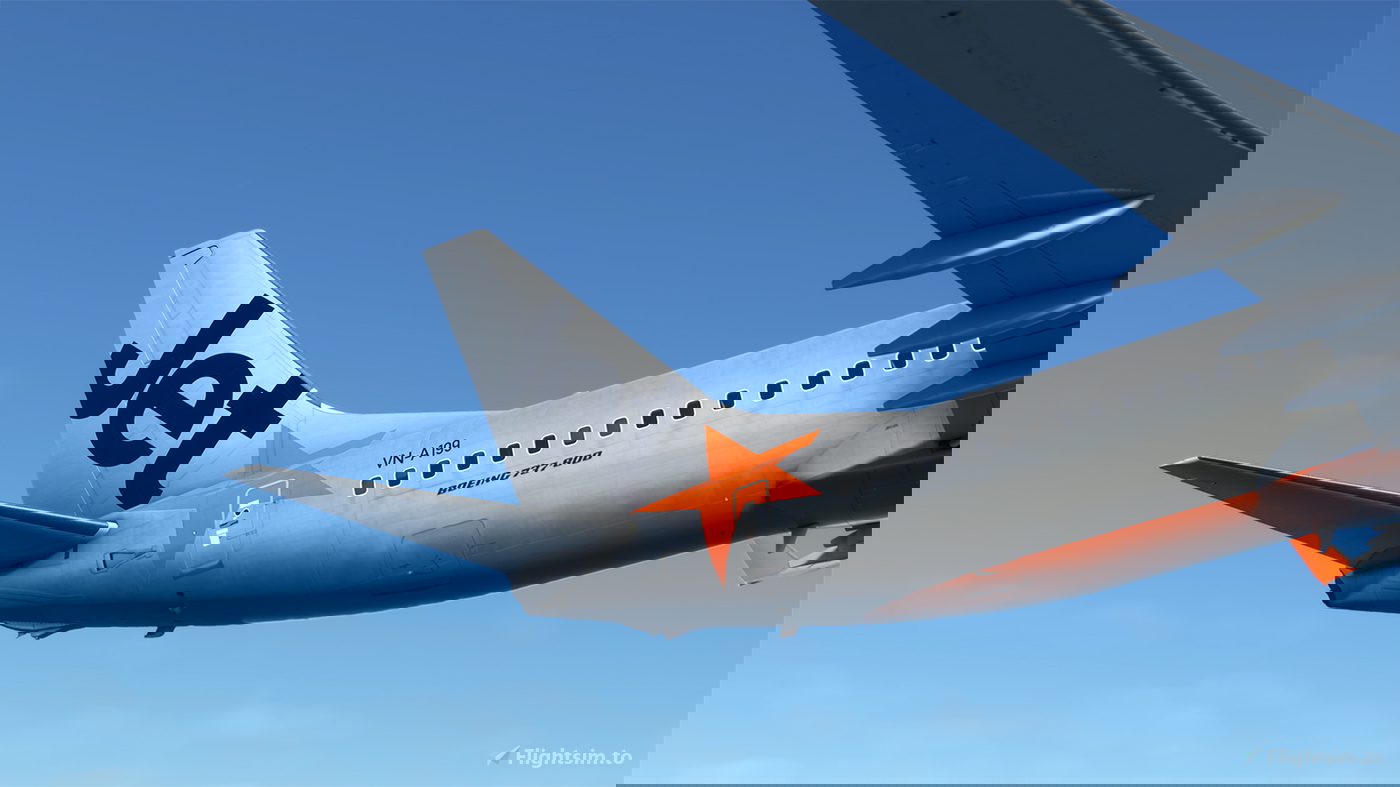 PMDG 737-800 JetStar Pacific Double Pack Weathered (VN-A199) BW SSW for ...