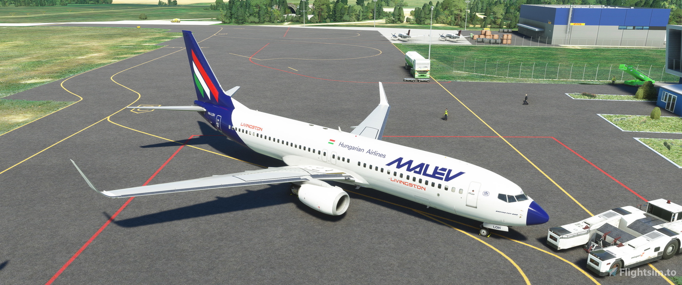 PMDG 737-800 Malev (HA-LOH | 2008 | Livingston) for Microsoft Flight ...