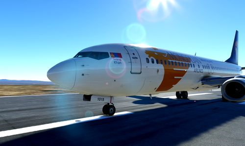 PMDG 737-800 MIAT Mongolian Airlines JU-1015 Livery » Microsoft Flight ...