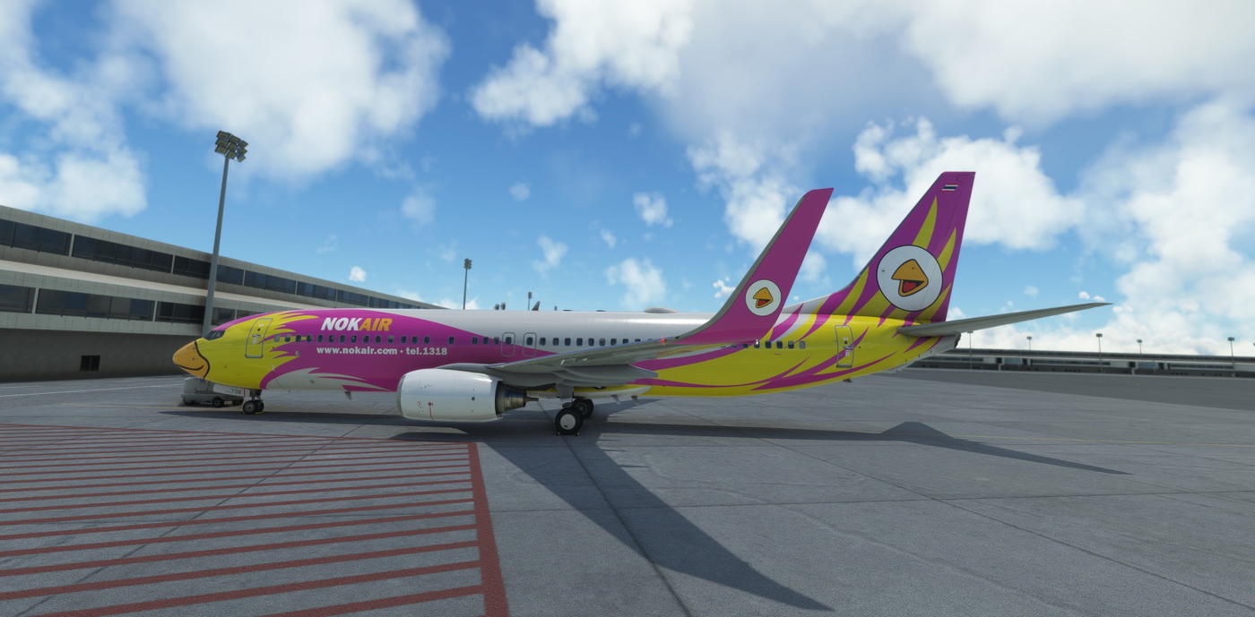 PMDG 737-800 Nok Air Livery Pack (HS-DBP | HS-DBR | HS-DBS) for ...