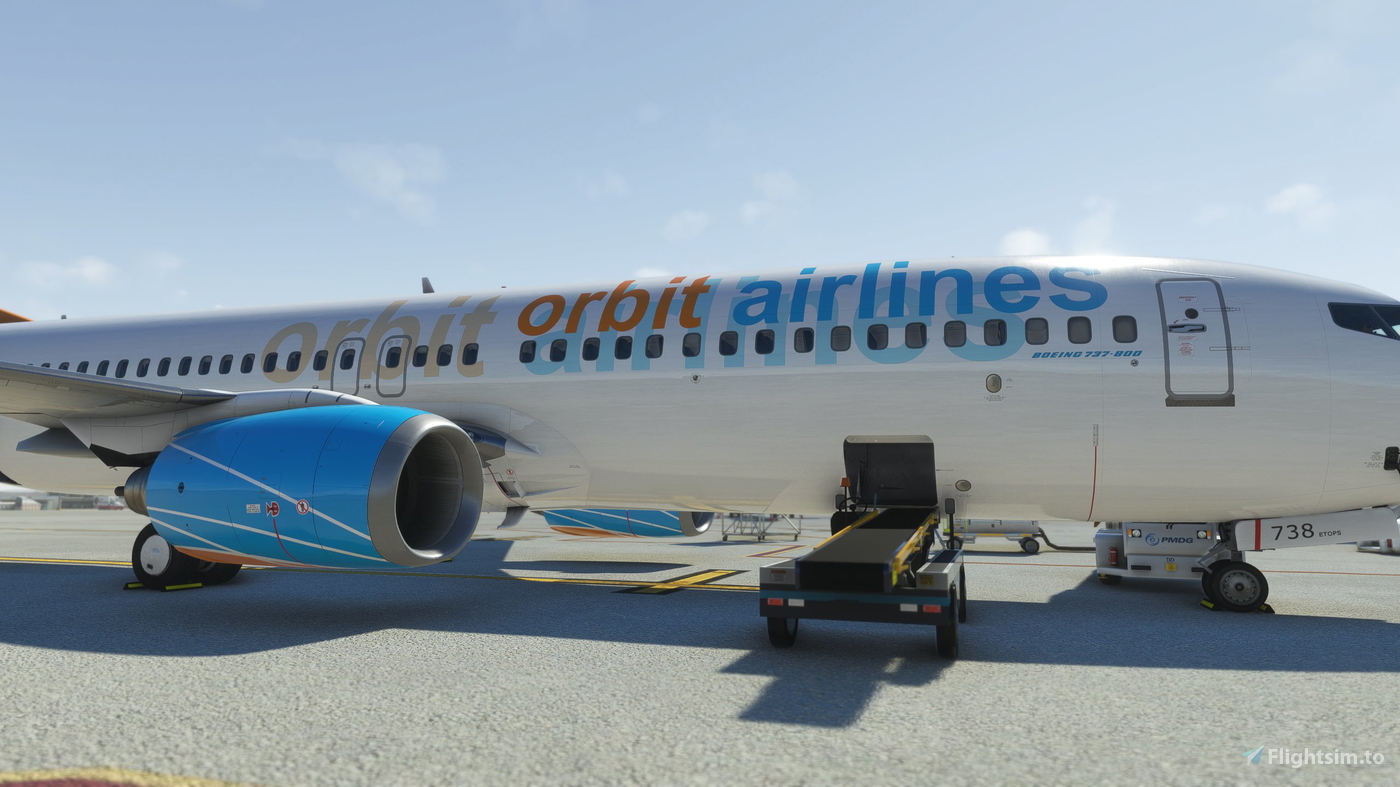 PMDG 737-800 Orbit Airlines Pack for Microsoft Flight Simulator | MSFS