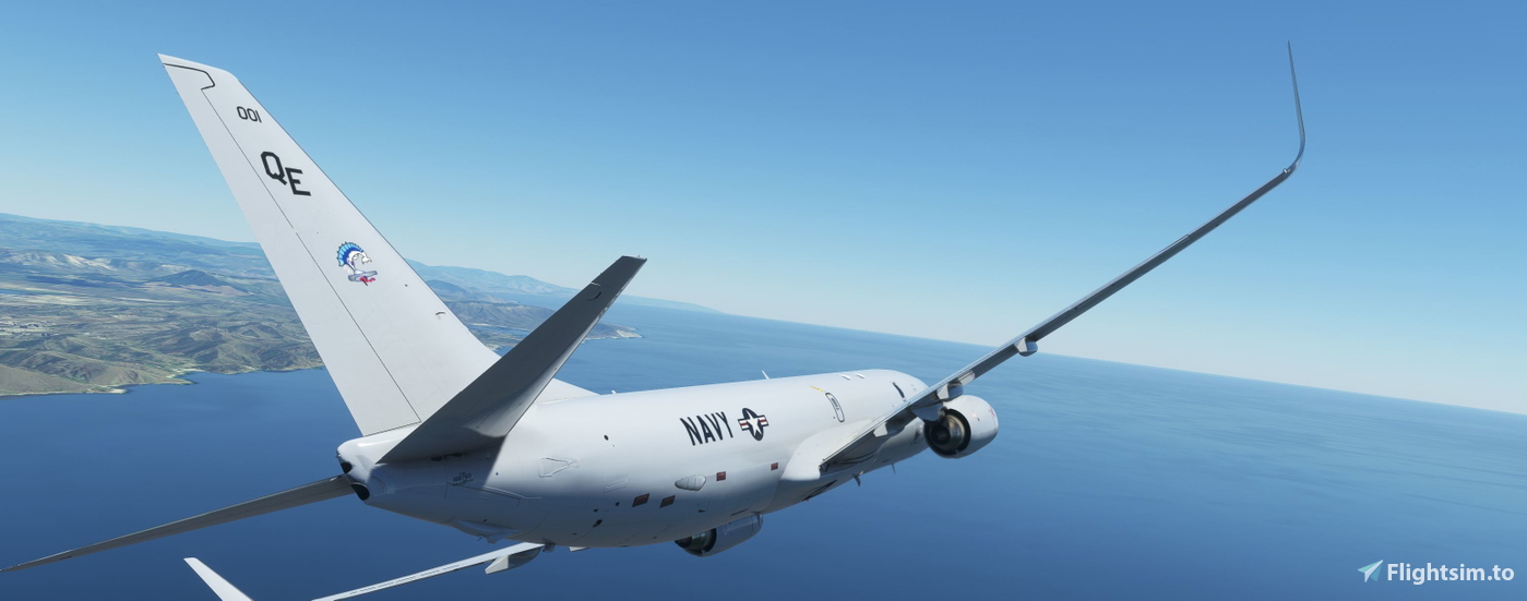 PMDG 737-800 P-8A of the Fighting Marlin's of VP-40 of NAS Whidbey ...