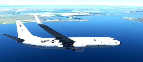 PMDG 737-800 P-8A of the Fighting Marlin's of VP-40 of NAS Whidbey ...