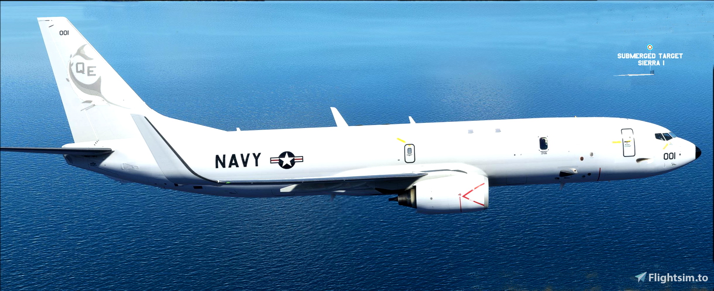 PMDG 737-800 P-8A of the Fighting Marlin's VP-40 of NAS Whidbey Island ...