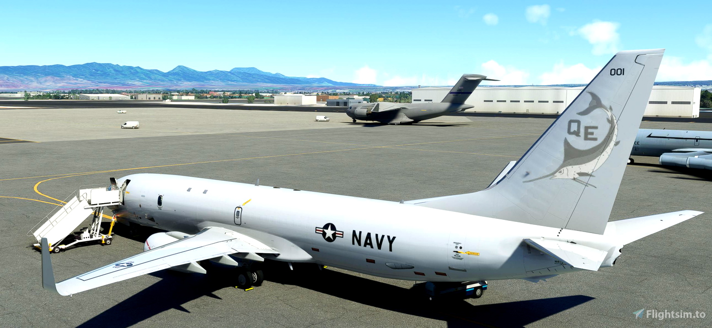 PMDG 737-800 P-8A of the Fighting Marlin's VP-40 of NAS Whidbey Island ...