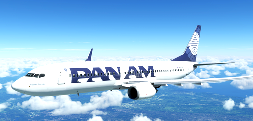 PMDG 737-800 - Pan Am (Modern Livery) [Fictional] » Microsoft Flight ...