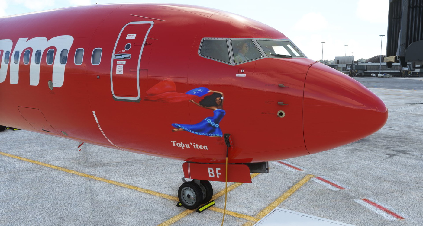 PMDG 737-800 Polynesian Blue - ZK-PBF for Microsoft Flight Simulator | MSFS