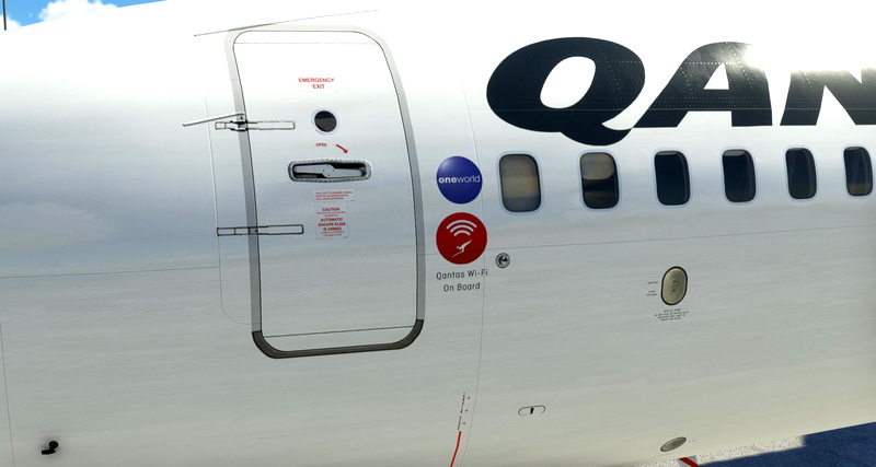 PMDG 737-800 Qantas - VH-XZB Wifi Test aircraft for Microsoft Flight ...