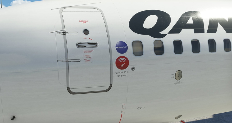 PMDG 737-800 Qantas - VH-XZB Wifi Test aircraft for Microsoft Flight ...