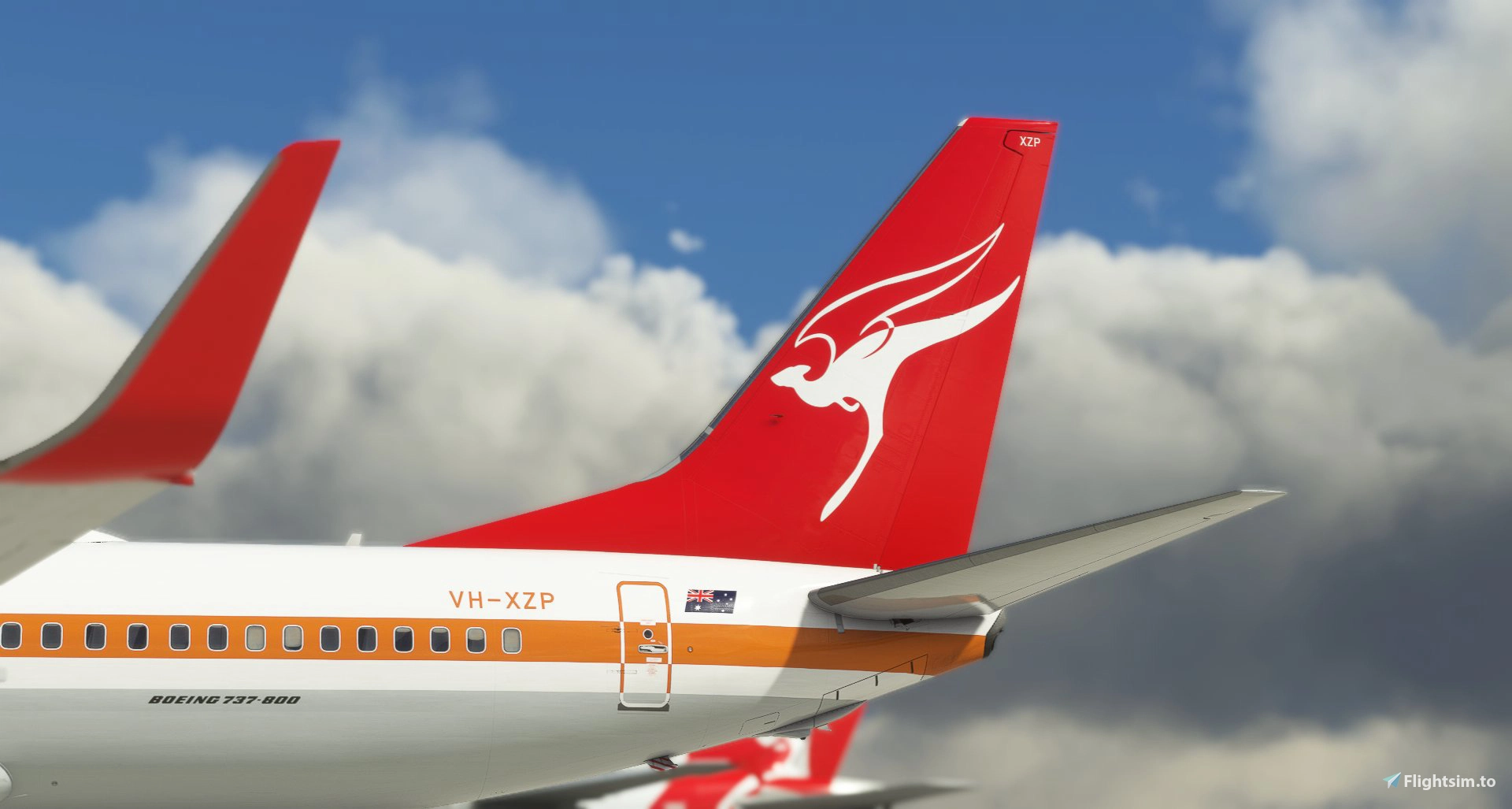 PMDG 737-800 Qantas - VH-XZP Retro Roo - MSFS Add-on - Flightsim.to