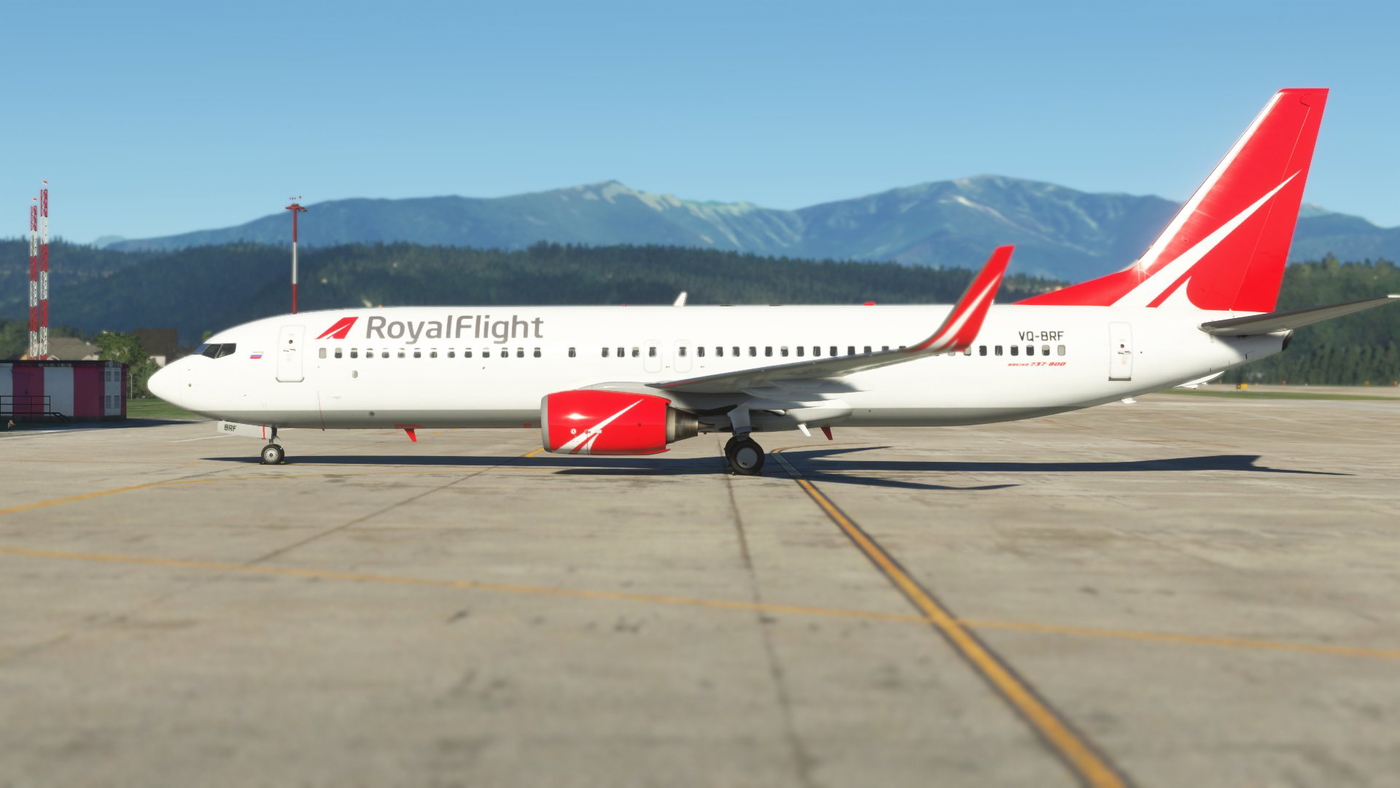 PMDG 737-800 Royal Flight VQ–BRF [4k] for Microsoft Flight Simulator | MSFS