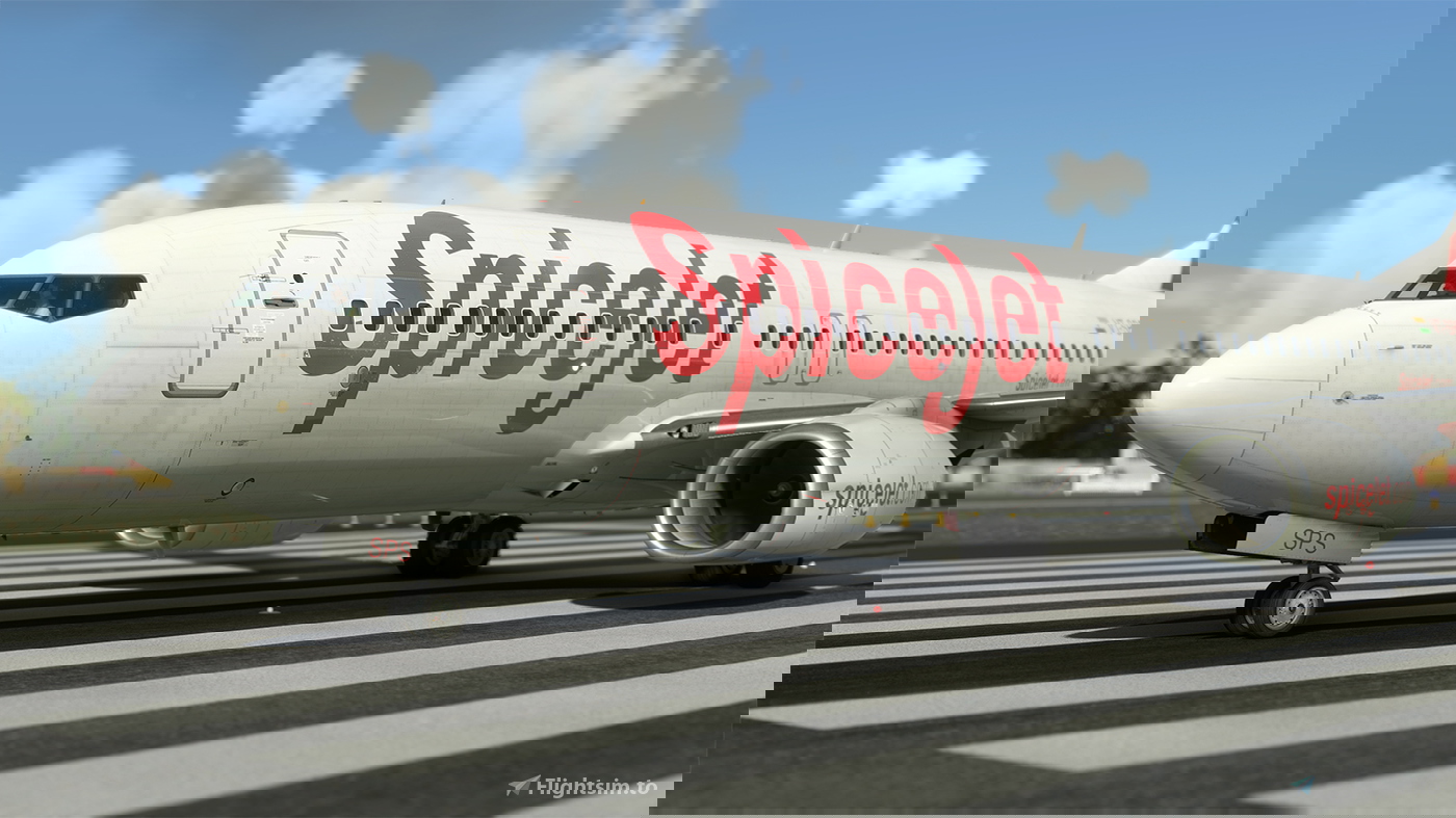 PMDG 737-800 Spice Jet (Weathered) VT-SPS for Microsoft Flight ...