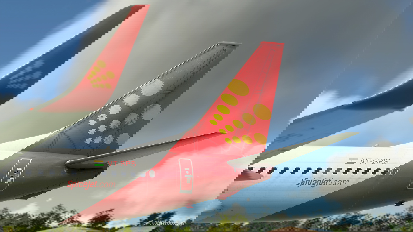 PMDG 737-800 Spice Jet (Weathered) VT-SPS for Microsoft Flight ...