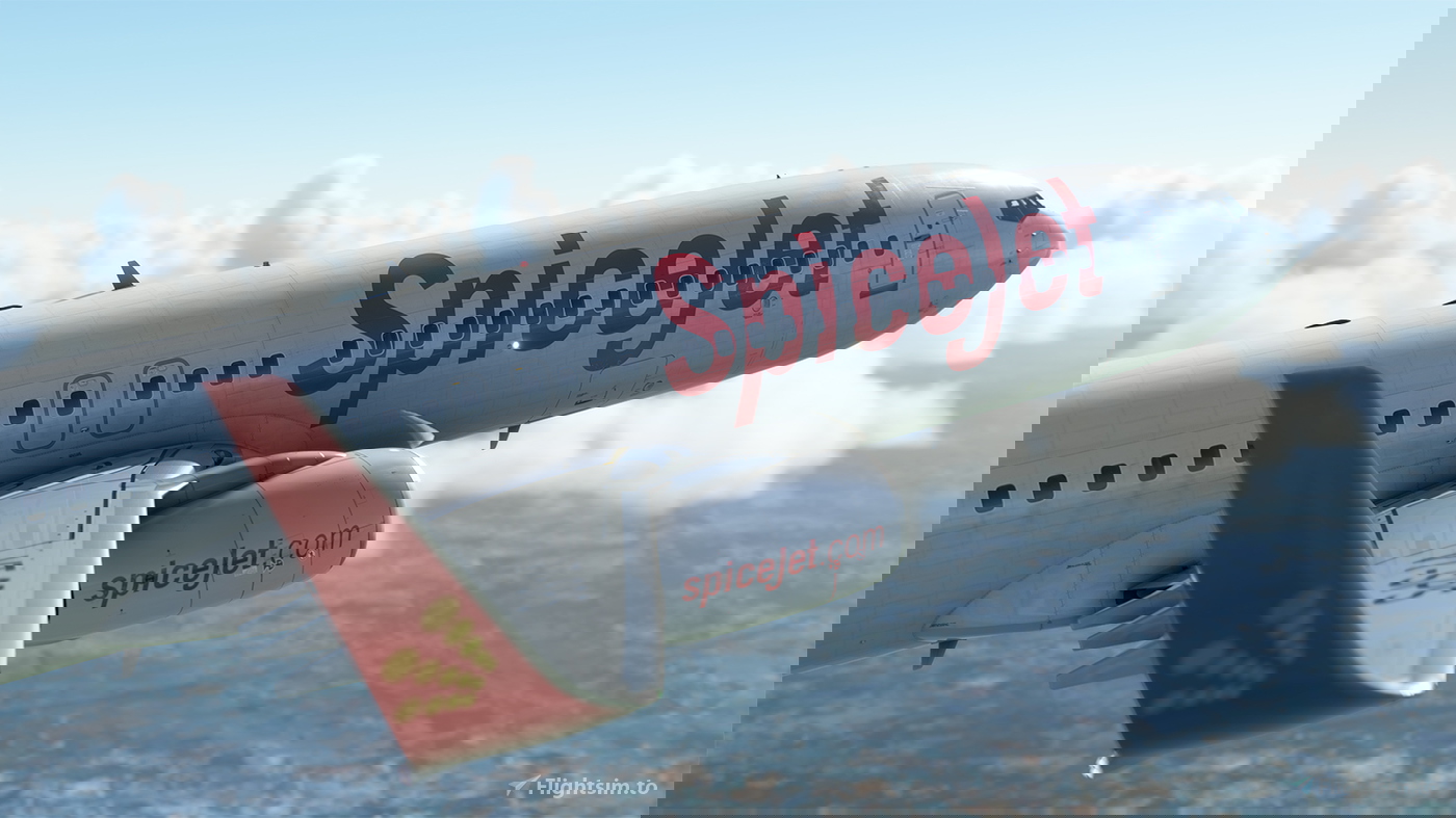 PMDG 737-800 Spice Jet (Weathered) VT-SPS for Microsoft Flight ...