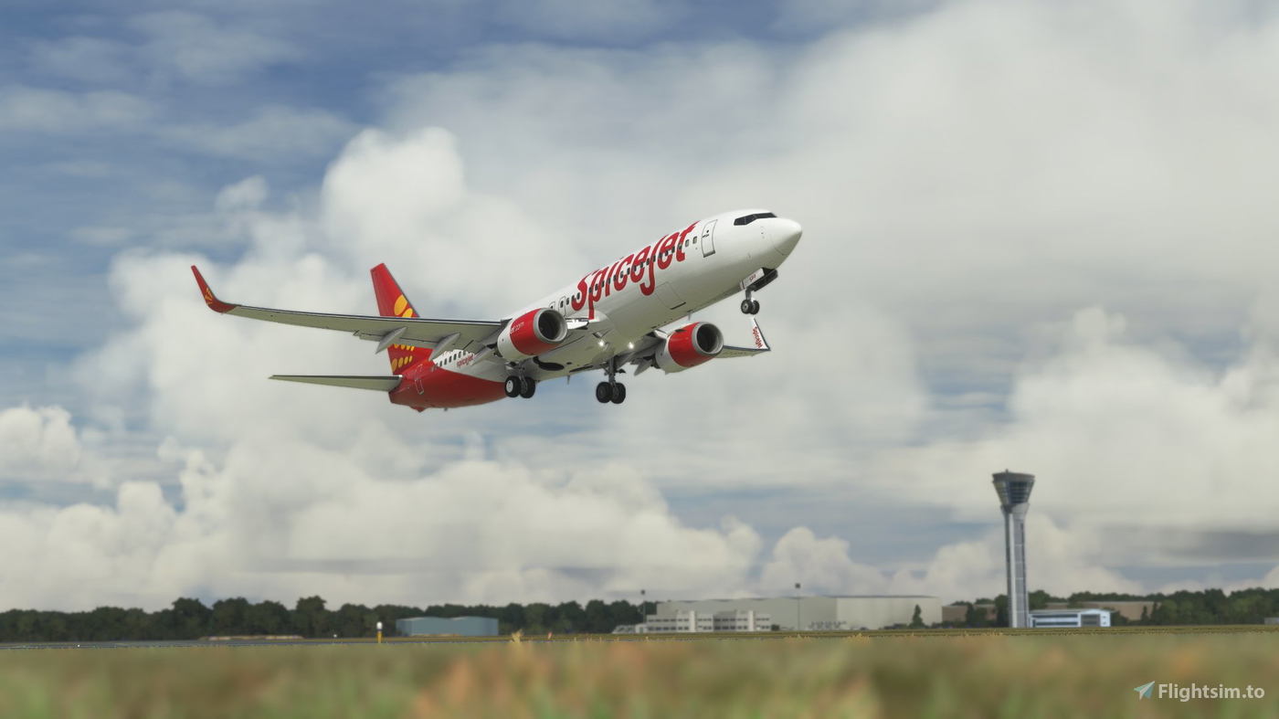 PMDG 737-800 SpiceJet VT-SPP "Rosemary" for Microsoft Flight Simulator ...