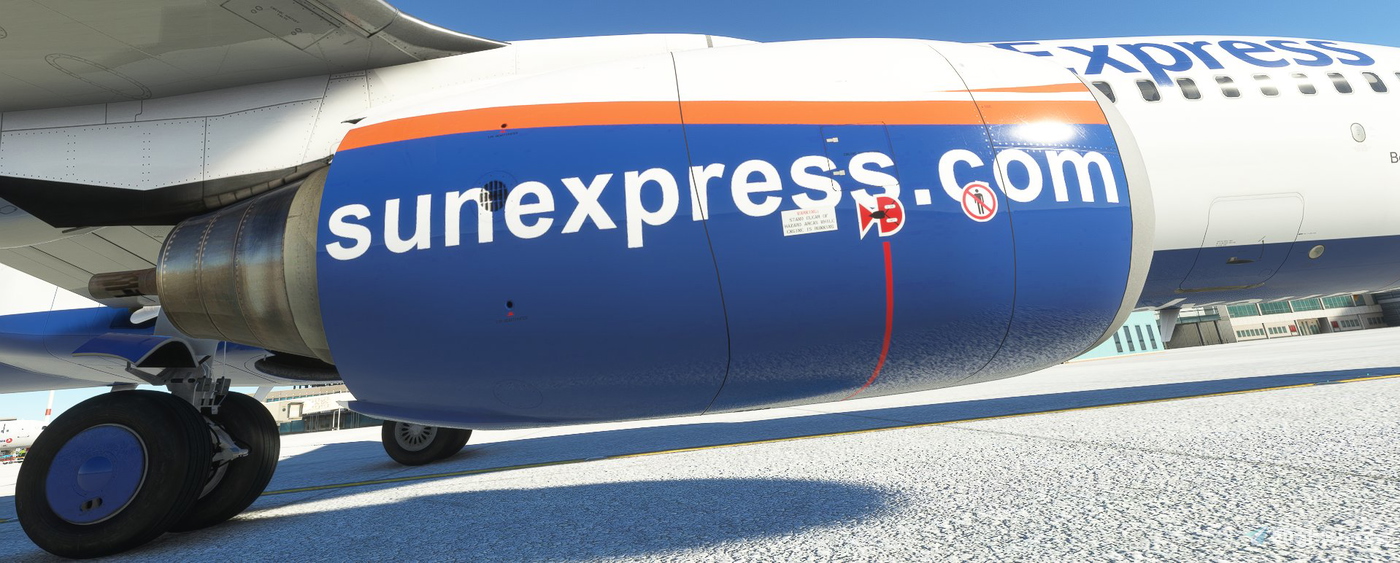 [PMDG 737-800] SunExpress TC-SOY Livery for Microsoft Flight Simulator ...