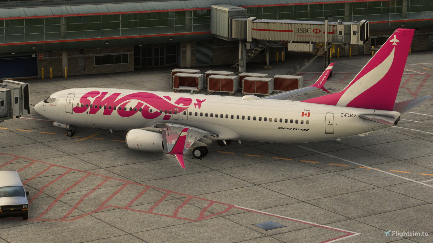 PMDG 737-800 | Swoop | Full Fleet livery pack for Microsoft Flight Simulator | MSFS