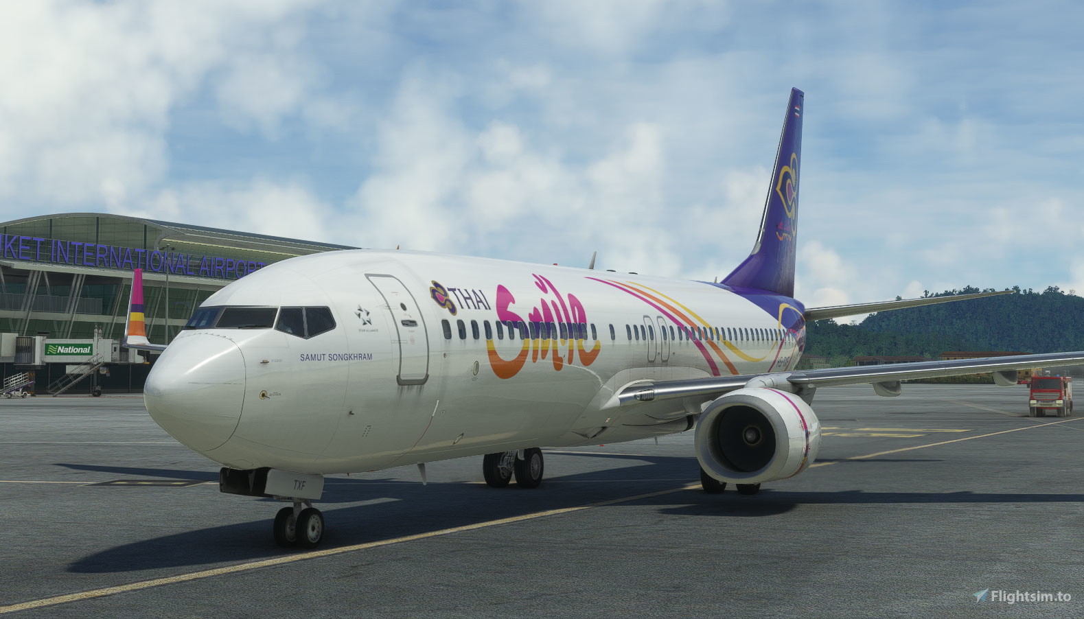 PMDG 737-800 | Thai Smile - Standard Livery | HS-TXF for Microsoft ...