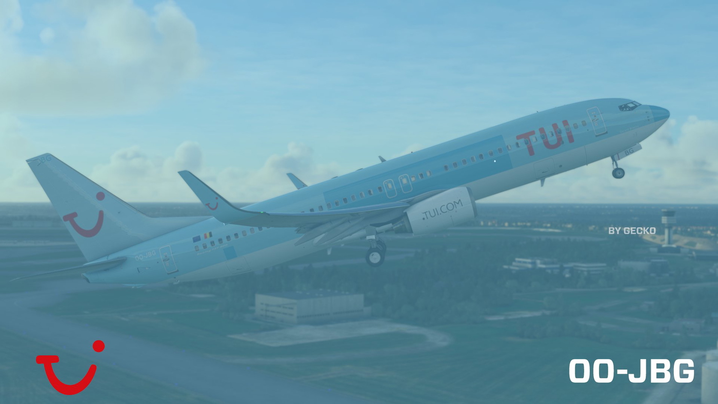 PMDG 737-800 TUI BE | OO-JBG 2019 for Microsoft Flight Simulator | MSFS