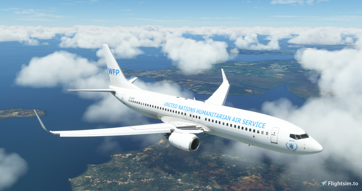 PMDG 737-800 - United Nations Humanitarian Air Service [Fictional] för ...