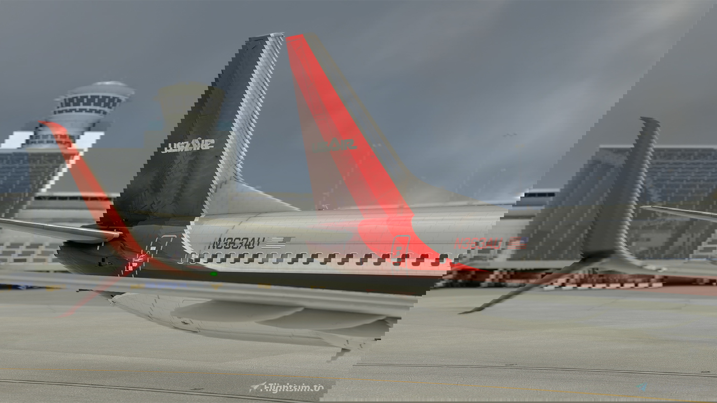 PMDG 737-800 USAir (N363AU) for Microsoft Flight Simulator | MSFS
