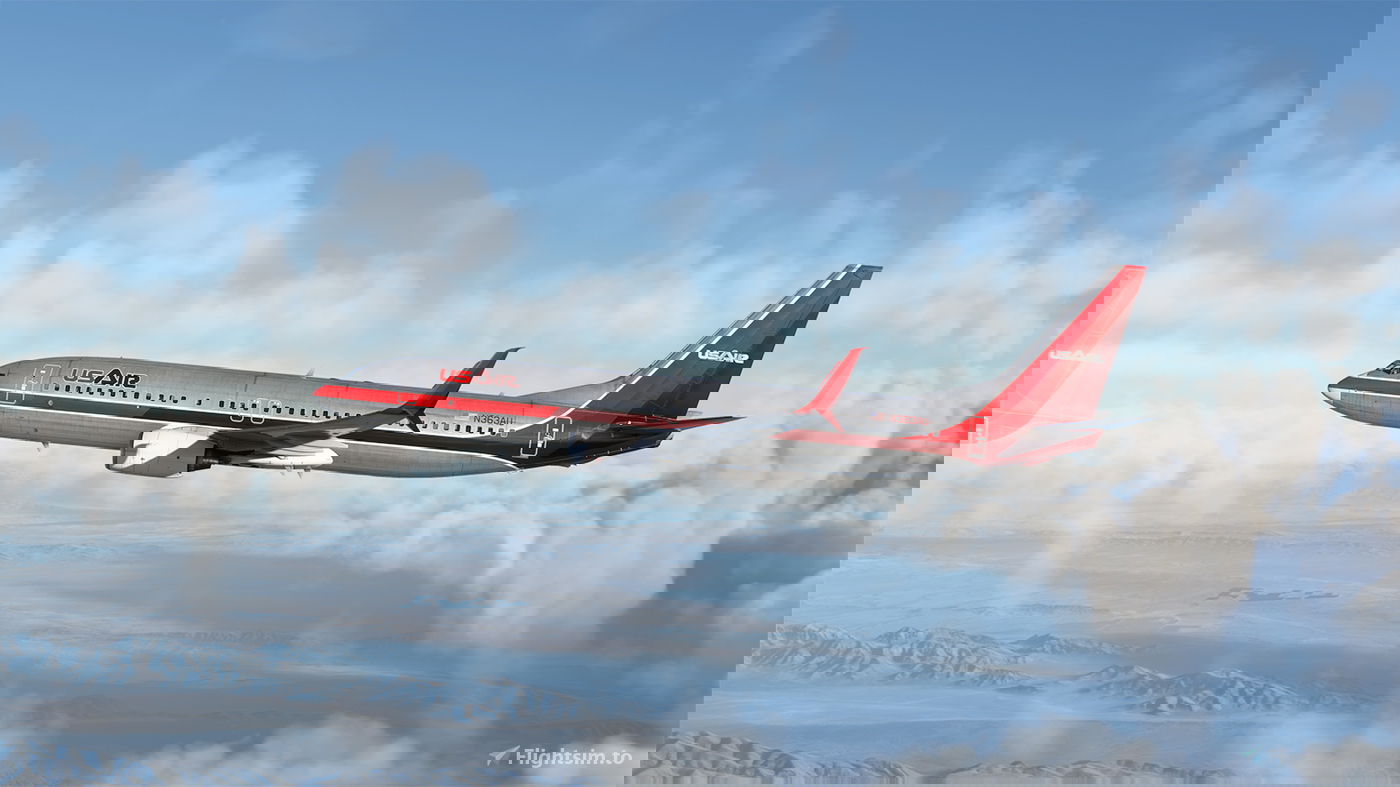 PMDG 737-800 USAir (N363AU) for Microsoft Flight Simulator | MSFS