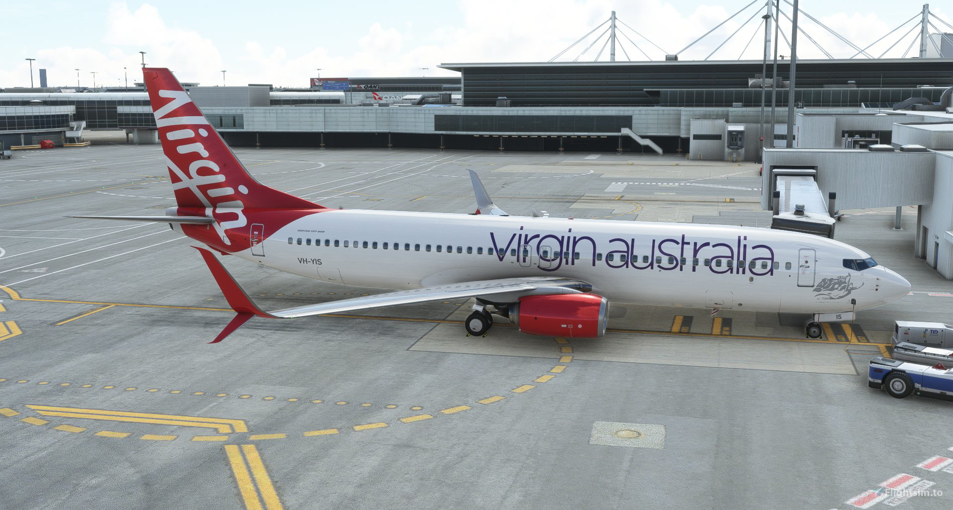 PMDG 737-800 Virgin Australia - VH-YIS Virgin Atlantic Style livery ...