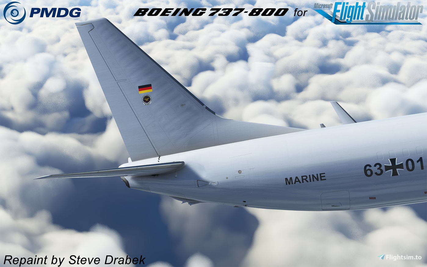 PMDG 737-800BCF German Marine P-8 VP-40 (63-01 - 2022) for Microsoft ...