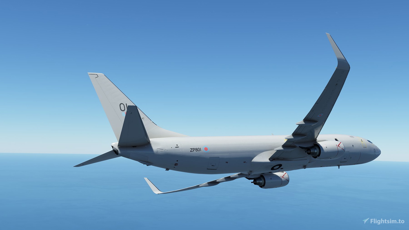 PMDG 737-800BCF RAF P-8 (ZP801 - 2022) for Microsoft Flight Simulator ...