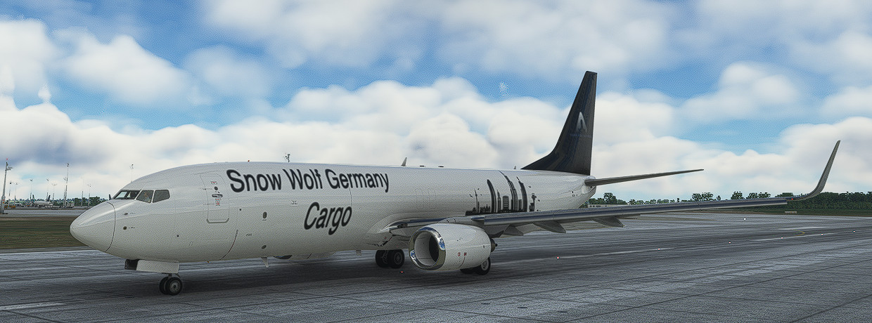 PMDG 737-800BCF Snow Wolf Germany Cargo for Microsoft Flight Simulator ...