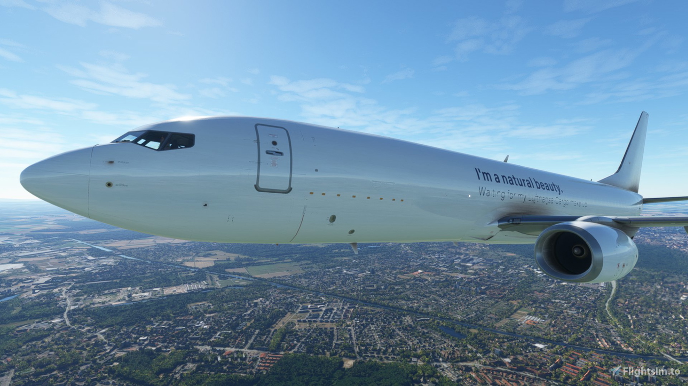 PMDG 737-800BDSF w/ cargo Lufthansa Cargo - Natural beauty (D-ALFJ) for ...