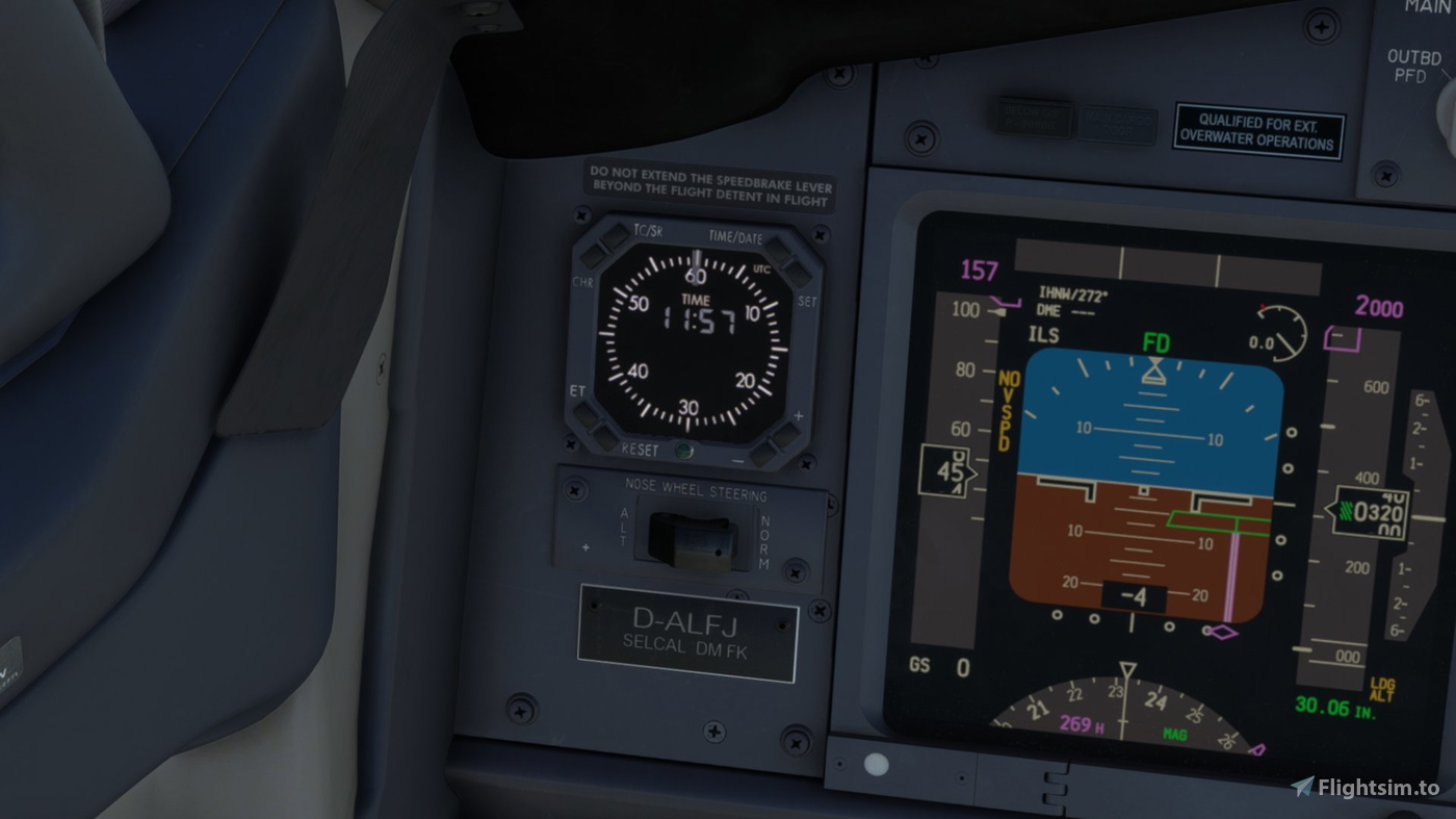 PMDG 737-800BDSF w/ cargo Lufthansa Cargo - Natural beauty (D-ALFJ) for ...