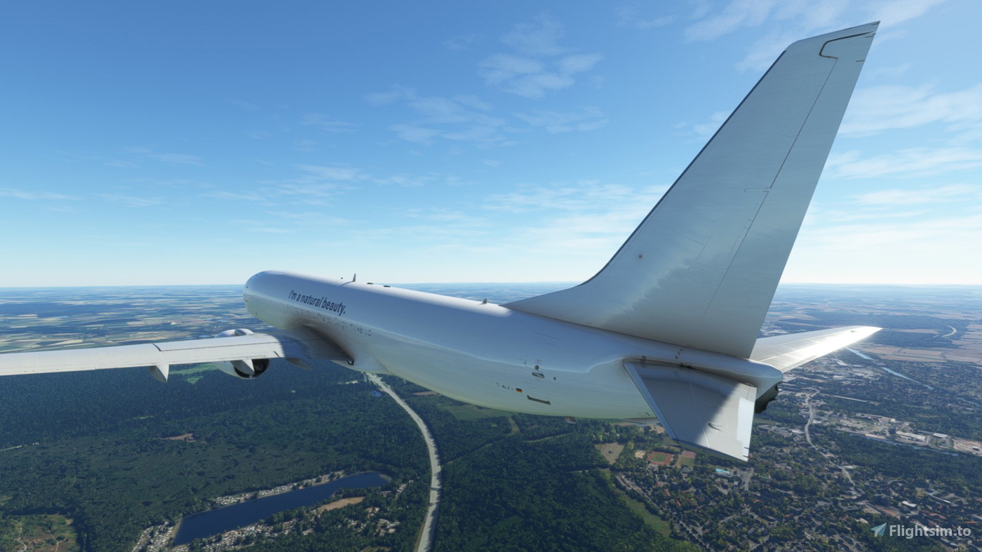 PMDG 737-800BDSF w/ cargo Lufthansa Cargo - Natural beauty (D-ALFJ) for ...