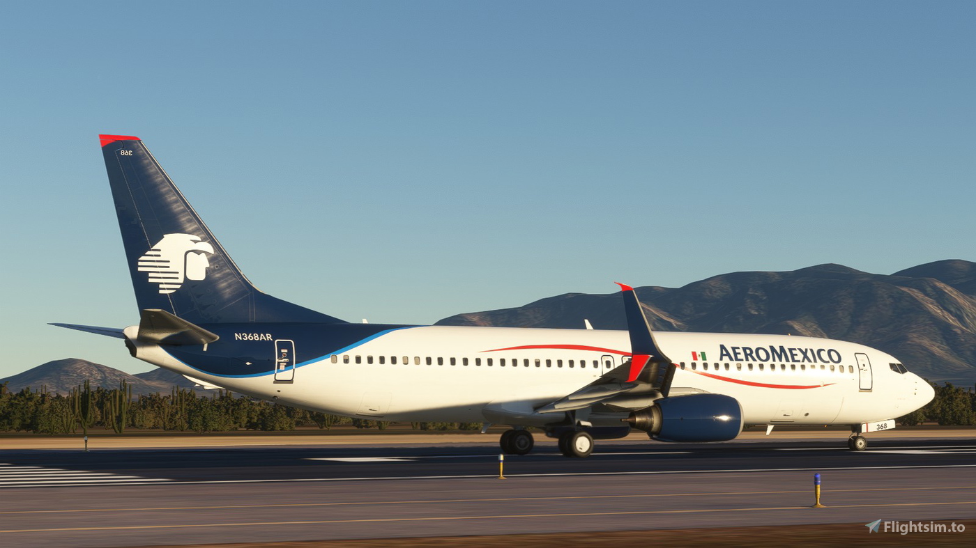 PMDG 737-800SSW AeroMexico (N368AR) for Microsoft Flight Simulator | MSFS