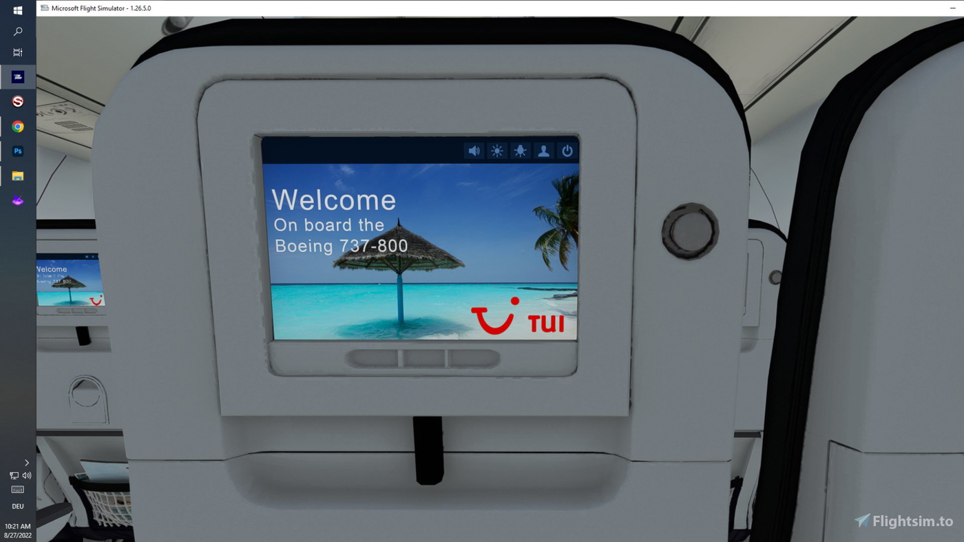 PMDG 737-800SSW w/ cabin Tui Magic Life (D-ATUG) for Microsoft Flight ...