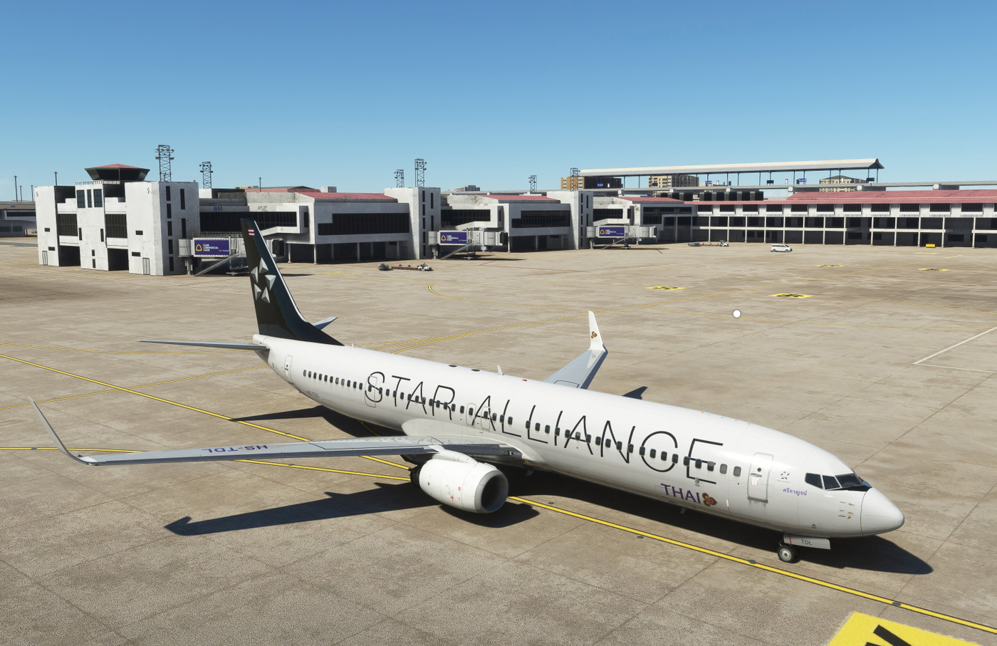 PMDG B737-900ER | Thai Airways Intl - Star Alliance | HS-TDL for ...